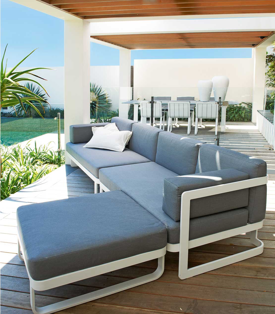 'Pontoon' Outdoor Modular Setting - Configure to Suit Your Space ...